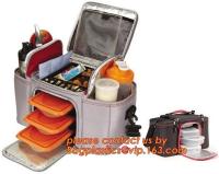 China custom polyester non woven cans thermal frozen food lunch insulated cooler bag for sale