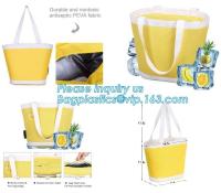 China promotional 16 cans insulated cooler tote bag outdoor picnic lunch freezable bag for camping beach travel bags, bagplast for sale