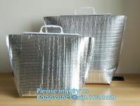 China custom recycling environmental protection insulation fresh-keeping refrigerated lunch bag,Promotional 420D Polyester Ins for sale