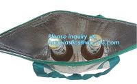 China Non-woven laminated thermal insulation cooler bag,custom logo disposable aluminium foil insulation cooler bag BAGEASE for sale