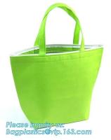 China Insulation Large meal package Clear lunch Cooler Bag cold storage take-away bag ice pack 600D material cooler bag BAGEAS for sale