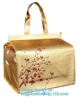 China thermal insulation food distributed delivery Bag by scooter or motorcycle,office cooler lunch bags with bottle holder for sale