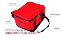 China China 300x300D melange stripe+ PEVA insulation 12 can picnic cooler bag 12L ice bag,Picnic Bag thermal insulation picnic for sale