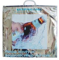 China Custom food grade insulated aluminum foil thermal pizza bag,Reusable aluminium foil thermal insulation material cooler b for sale