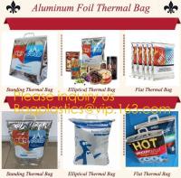 China large aluminum foil material thermal insulate cooler bag,insulated jute cooler bag for delivery food cooler bag aluminiu for sale