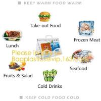 China thermal large ice cooler bag/insulated aluminium foil 600D polyester lunch picnic cooler bags,picnic lunch aluminum insu for sale