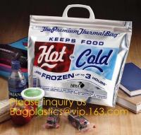 China custom bulk waterproof large soft folding food delivery picnic lunch tote grocery cooler bag aluminum foil thermal bags for sale