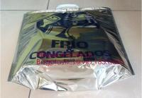 China Reusable Grocery Shopping Box Zipper Top Nonwoven Aluminum Cooler Bag Thermal Bag Cool Insulated Bag bagease bagplastics for sale