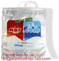 China Reusable Grocery Shopping Box Zipper Top Nonwoven Aluminum Cooler Bag Thermal Bag Cool Insulated Bag bagease bagplastics for sale