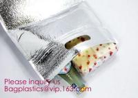 China Polyester Wholesale Insulated Ice Wine Collapsible Ice Cream Lined Dry Lunch Aluminum Thermal Cooler Bag, Bagease for sale