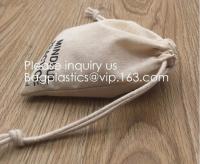 China Double Canvas Drawstring Bag Cotton Pouch Gift Sachet Bags Muslin Bag Reusable Tea Bag,Organic Cotton Reusable Produce B for sale