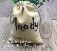 China Crafts Bulk Unbleached Fabric Cloth Cotton Muslin Sachet Bags with Drawstring for Soap Spice Tea Favor Gift, bagease pac for sale