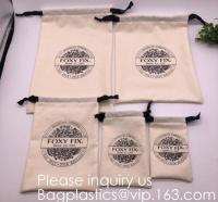 China Natural Beige Thick Canvas Drawstring Pouches Produce Bags Muslin Bags Gift Bags Sacks Sachet Bags for Jewelry Candy Fav for sale