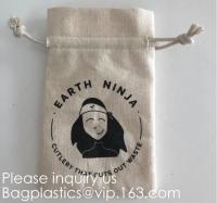 China Reinforced Stitching & Easy Closure Cotton Drawstring Pouches | Perfect for Party Favors & Gifts,Thank You Gifts promoti for sale