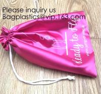 China Gift Wedding Satin Favor Bags,Luxury Satin gift Drawstring Bags,Drawstring Bag For Ring,Cosmetic Bag , Make Up Bag pack for sale