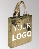 China Quality PRODUCTS Recyclable Custom Logo Printed Grocery Tote Bag Non Woven Bag, Promotional PP Non Woven Bag, Folding for sale