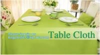 China Disposable TNT Table Cloth nonwoven spunbond polypropylene/TNT dot style non woven table cloth/non-woven, BAGEASE PKG PJ for sale