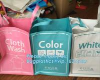 China Non Woven Hotel Washing high quality Drawstring Laundry Bag, laundry bag for hotel, Foldable non woven corner laundry ha for sale