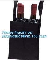 China Recycle Durable Two Bottles Non Woven Wine Bag, customized high quality non woven fabric wine bottle bags, bagease, pac for sale