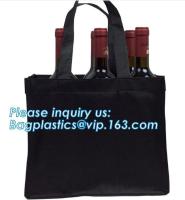 China Recycle Durable Two Bottles Non Woven Wine Bag, customized high quality non woven fabric wine bottle bags, bagease, pac for sale