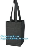 China Recycle Durable Two Bottles Non Woven Wine Bag, customized high quality non woven fabric wine bottle bags, bagease, pac for sale
