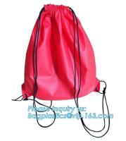China Wholesale Promotion Portable Gift Small Non Woven Drawstring Bag， Non woven drawstring pocket shoes bag , Clothes bag ,f for sale