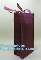China Cheap Custom Logo Non Woven Shopping Bag PP Tote Gift Bags Price Laminated Non-Woven Fabric Drawstring Bags, bagplastics for sale