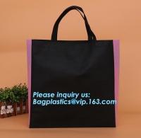 China cambrel bags non woven bag, logo printed reusable cheap shopping u cut non woven bag, promotional Design fashion style c for sale