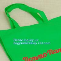 China Customized printed logo Eco Friendly Non Woven Bag, Promotional Custom Printed Recycle Bag Foldable Heat Seal Laminated for sale