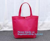 China wholesale cheap customized recycled die cut 40 gsm non woven bag, Non-Woven Fabric Bottle T-Shirt Shopping Bag/ t-shirt for sale