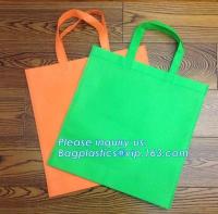 China Cheap promotional colorful ultrasonic 90g non woven bag/eco friendly document tote bag, Factory Price High Quality Lamin for sale