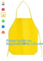 China fabric apron, texitile apron, woven apron, children apron, non woven cap, noon woven aprons, aprons supplies, bakery apr for sale