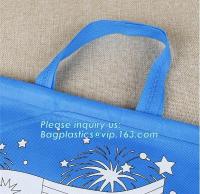 China Factory Promotional Custom Logo printedPromotional custom metallic laminated non woven bag, fabric reusable shopping bag for sale