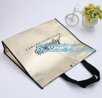 China Customized printing recycled promotional shopping tote lamination pp non woven bag, Popular Items Printing Shopping Plas for sale