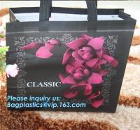 China customized promotional laminated gift shopping tote polypropylene pp non woven bag, Fashional hot sale reusable tnt tnt for sale