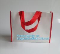 China Promotional custom fabric reusable shopping bag metallic laminated non woven bag, Machine Made Heat Seal Eco Friendly No for sale