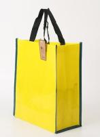 China Wholesale high promotion laminated recyclable advertising logo pp printing grocery custom tote shopping non woven bag for sale