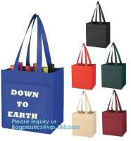 China Big shopper eco-friend shopping non woven bags t shirt promotional cooler fabric bag with zipper, Machine Made Heat Seal for sale