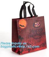 China Halloween All Hallow holidays promotional Factory Price High Quality Laminated PP non woven bag laminated, bagplastics for sale