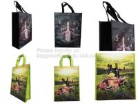 China welcome fast delivery full color printing Elephant PET PP non woven bag for small quantity order, laminated pp non woven for sale