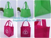 China High Quality Custom Printing Recyclable Laminated PP Non Woven Bag, Customized LOGO print recycled foldable non woven ba for sale
