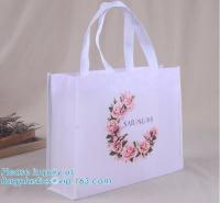 China Hot Sale Promotional Tote Plastic Gift Shopping Non Woven Bag for Women, laminated non woven bag special supermarket sho for sale