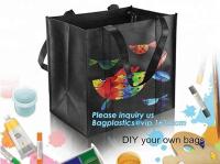 China Custom Color Bag Eco Friendly Recyclable Grocery Non Woven Bag,Ecological Bag Supermarket Ecological Non Woven Bag for sale