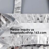 China Factory New Design Laminated Pp Non Woven Shopping Bag Custom Printed Logo Gift Non Woven Bag Shopping Handle Bag for sale