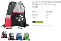 China Custom eco-friendly waterproof folding polyester drawstring bag for shopping，Sublimation Waterproof Polyester Drawstring for sale
