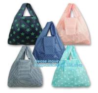 China factory custom reusable 190t folding ball shaped foldable grocery nylon polyester shopping bag polyester bag promotion c for sale