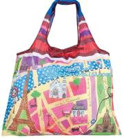 China Custom heat sublimation reusable green polyester grocery fold tote bag foldable shopping bag,Drawstring Backpack/Promoti for sale