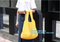 China Printing acceptable Nylon Polyester foldable shopping bag,factory price foldable polyester tote eco friendly shopping ba for sale
