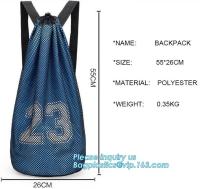 China promotional daily recycled customized wholesale mesh drawstring backpack,drawstring backpack kids mesh backpack manufact for sale