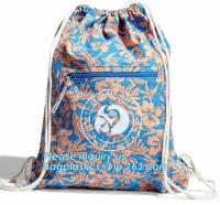 China Fashionable 420D Custom Logo Polyester Drawstring Bag,customized updated non woven polyester tote drawstring bag bagease for sale